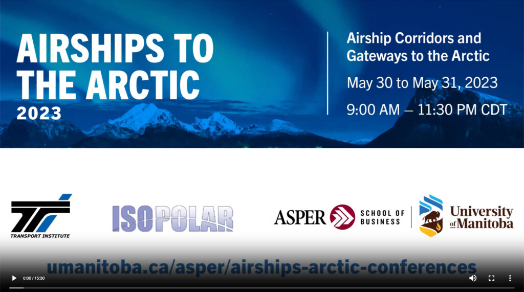 Videos of the Airships to the Arctic Webinar Conference 2023 – ISOPolar ...